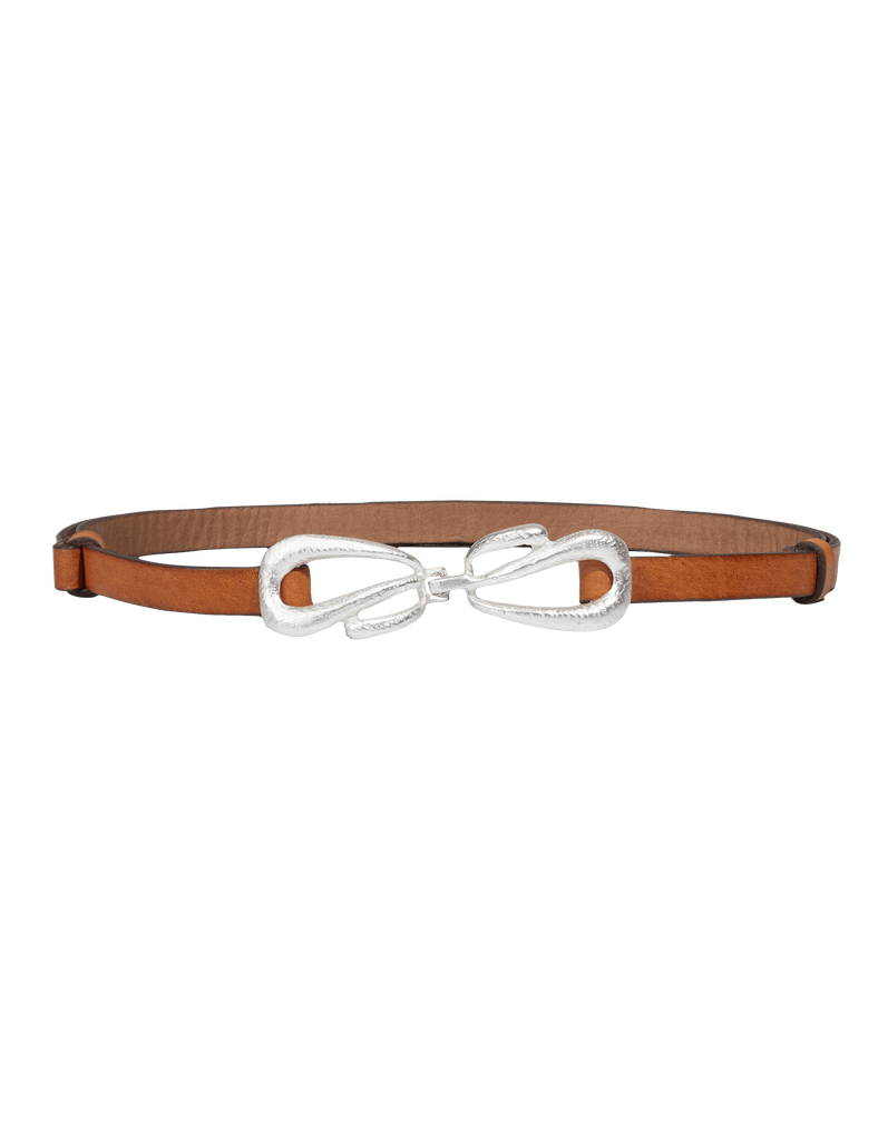 Zury Belt - Caramel Silver